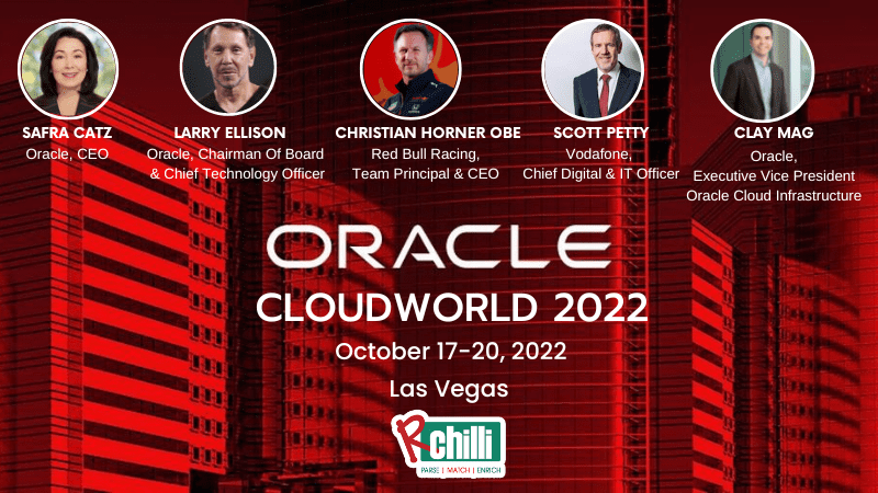 RChilli Exhibits At The Oracle CloudWorld 2022 Conference in Las Vegas