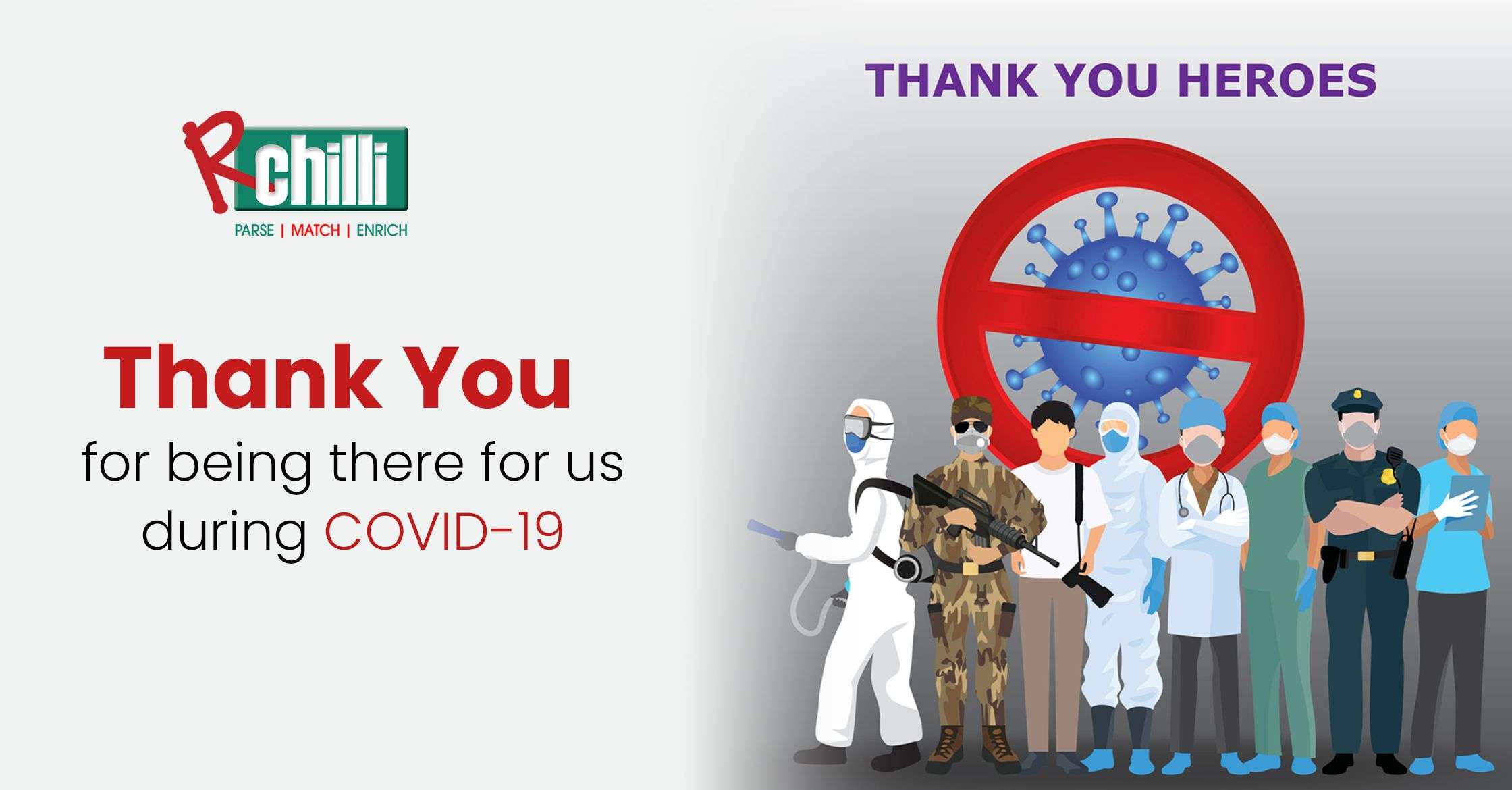 RChilli Thanks COVID Warriors for Their Selfless Service